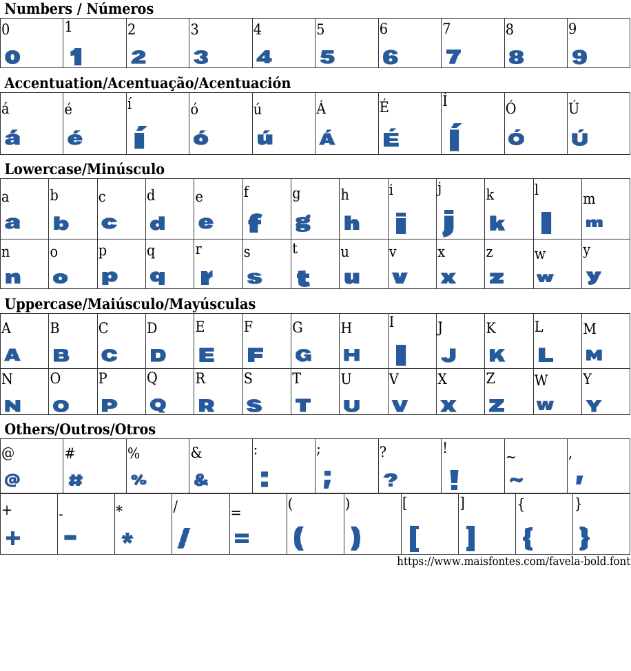 Favela Bold: Free Font Download | MaisFontes
