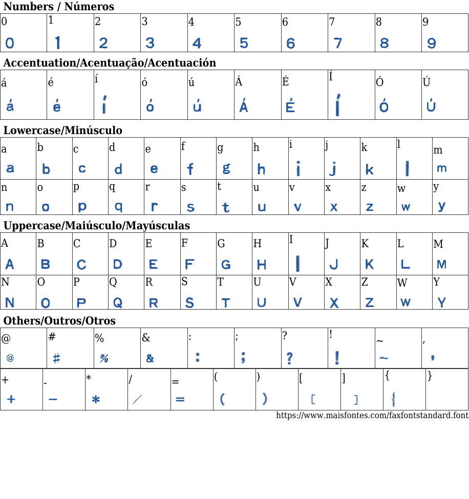 FaxfontStandard: Baixar Fonte Grátis | MaisFontes