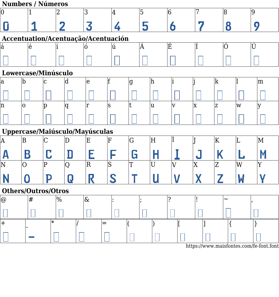 FE: Baixar Fonte Grátis | MaisFontes