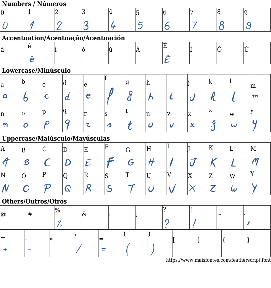 Feather Script: Free Font Download | MaisFontes