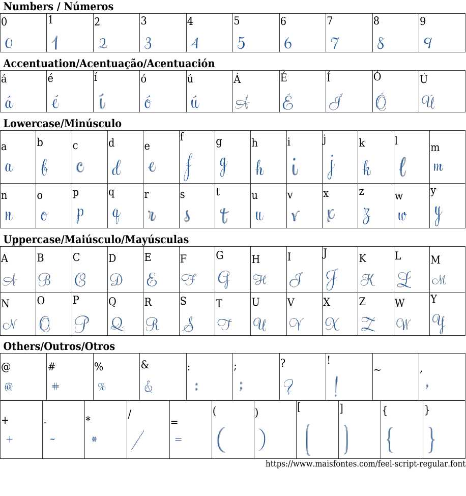 Feel Script Regular: Free Font Download | MaisFontes