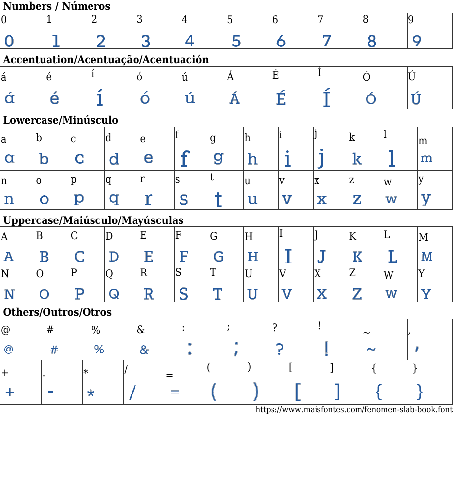 Fenomen Slab Book: Baixar Fonte Grátis | MaisFontes
