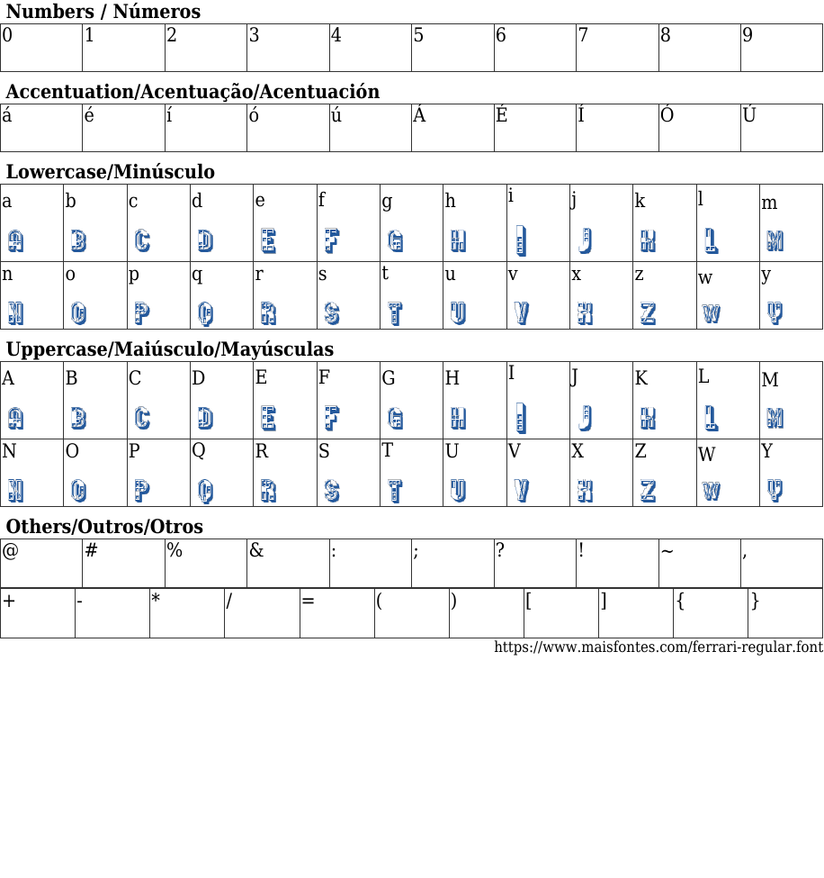Ferrari Regular Font: Free Download | MaisFontes