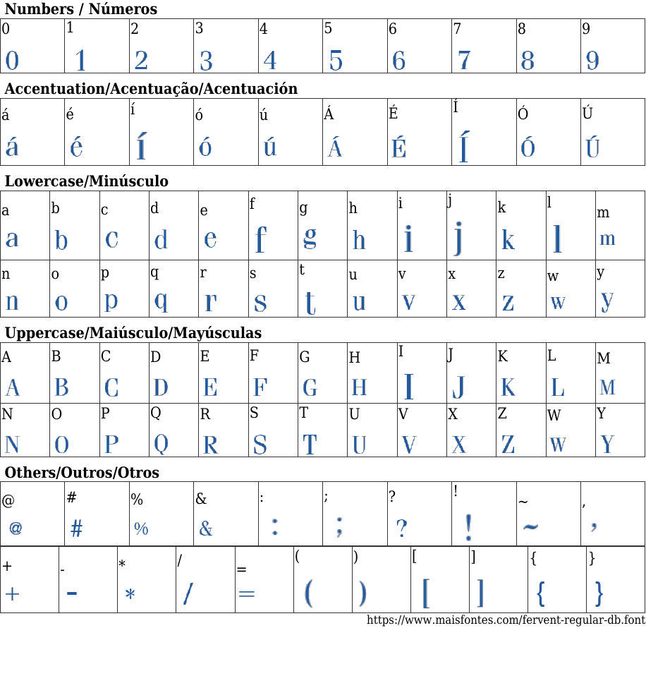 Fervent Regular DB: Free Font Download | MaisFontes