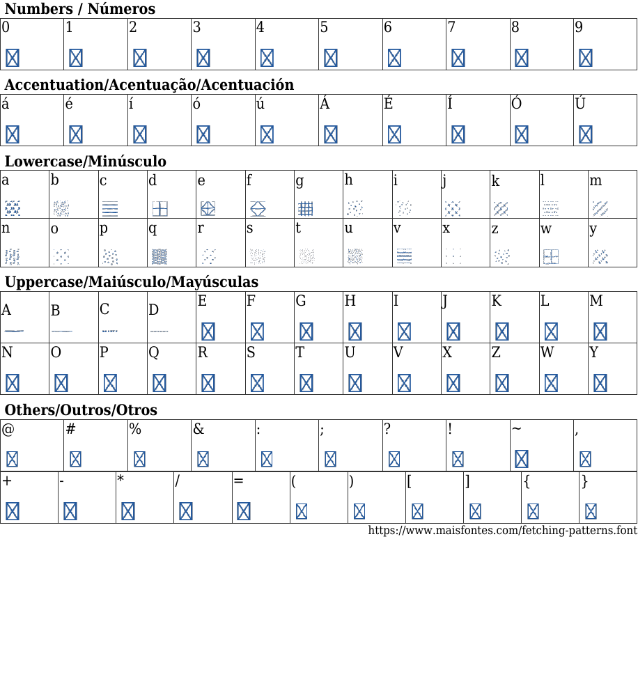 Fetching Patterns: Free Font Download | MaisFontes
