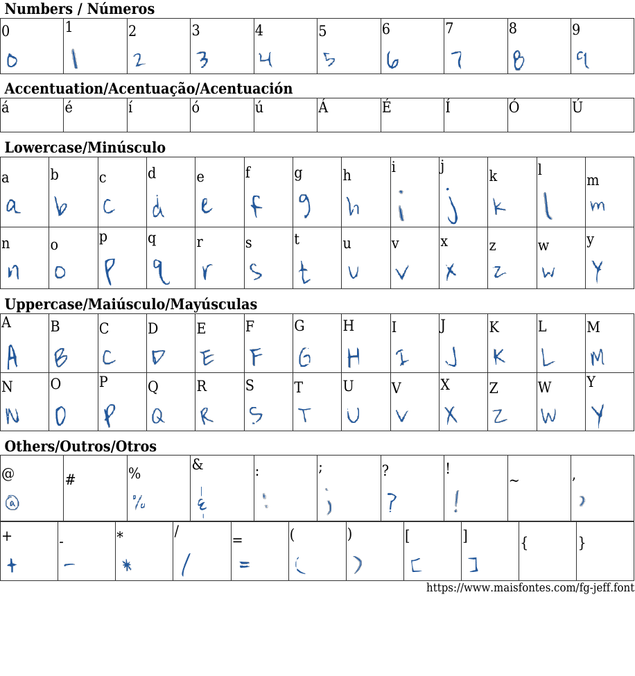 FG Jeff: Baixar Fonte Grátis | MaisFontes