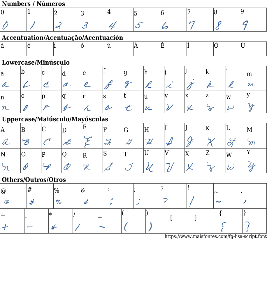 FG Lisa Script: Free Font Download | MaisFontes