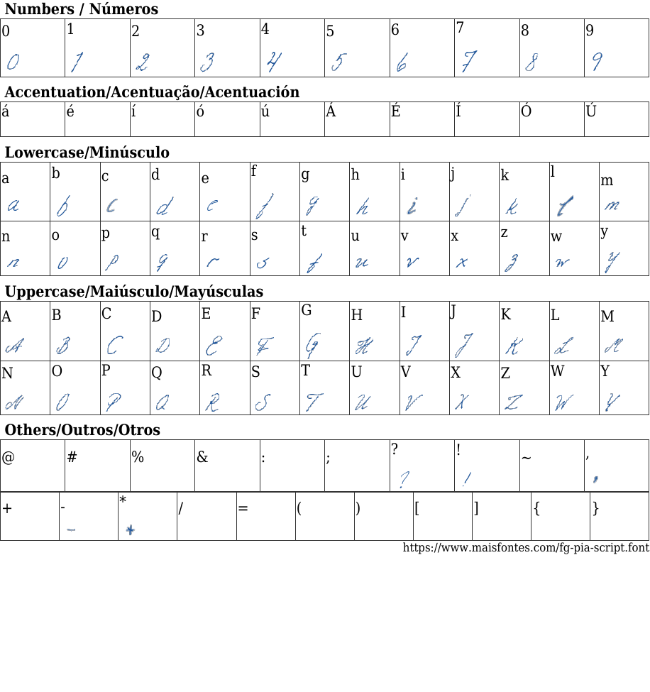 FG Pia Script: Baixar Fonte Grátis | MaisFontes