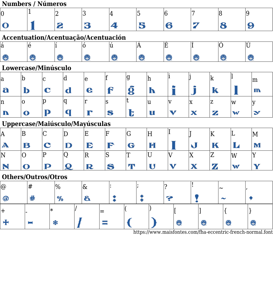 FHA Eccentric French Normal: Baixar Fonte Grátis | MaisFontes
