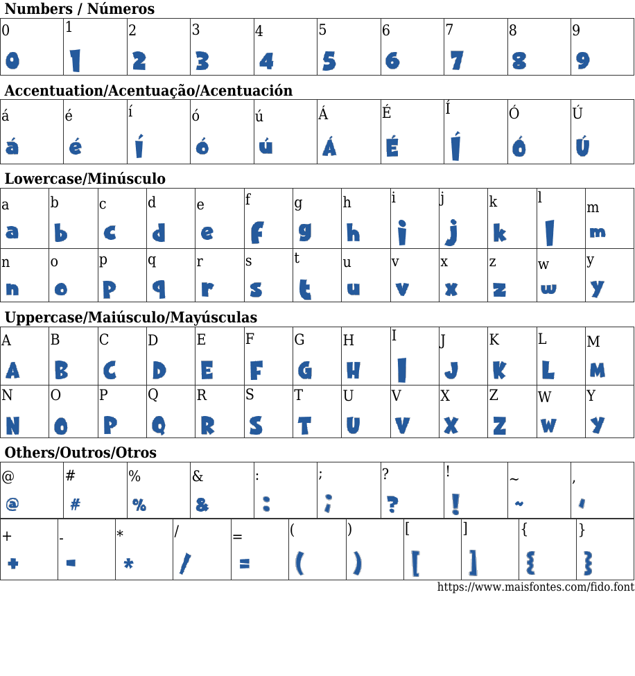Fido Font: Free Download | MaisFontes