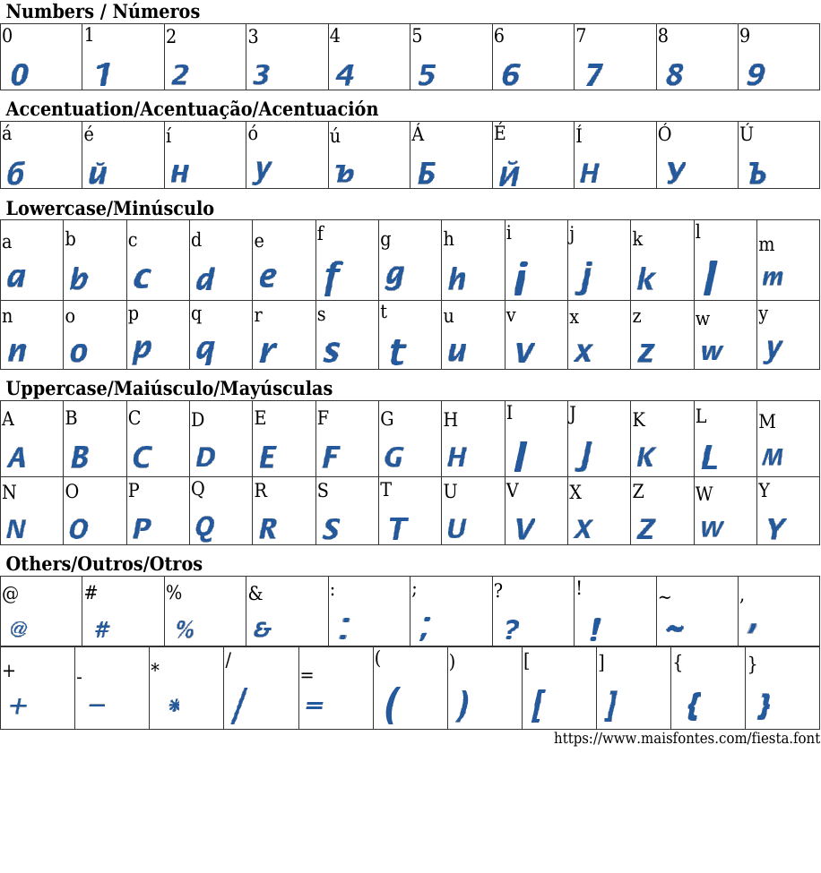 Fiesta: Free Font Download | MaisFontes