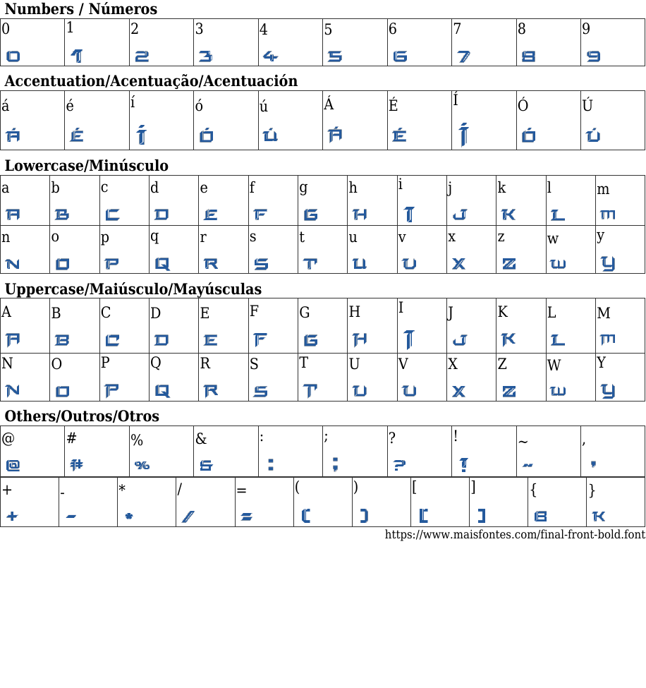 Final Front Bold: Free Font Download | MaisFontes