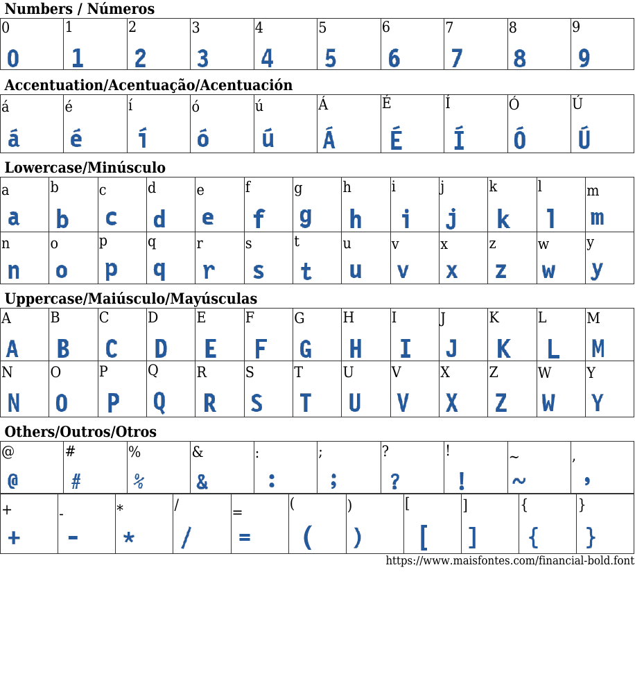 Financial Bold: Free Font Download | MaisFontes