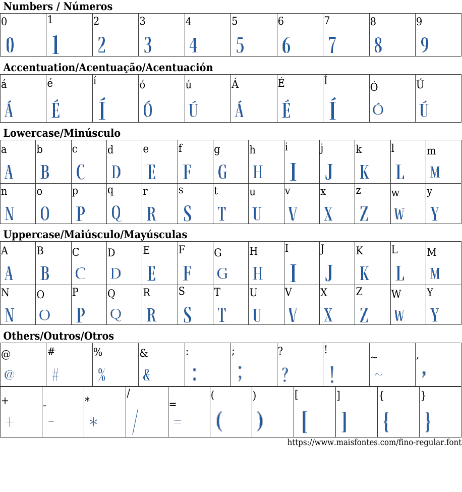 Fino Regular Font: Free Download | MaisFontes