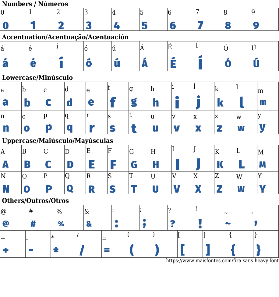 Fira Sans Heavy: Free Font Download | MaisFontes
