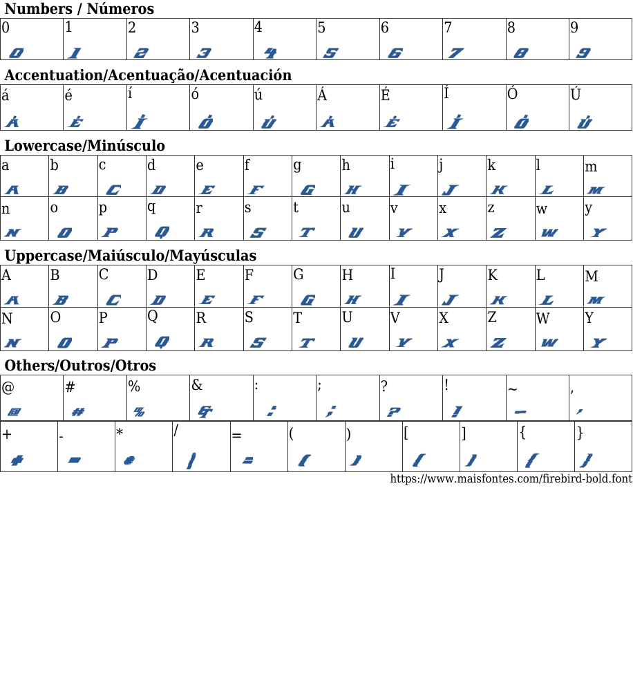 Firebird Bold: Download Free Font | MaisFontes