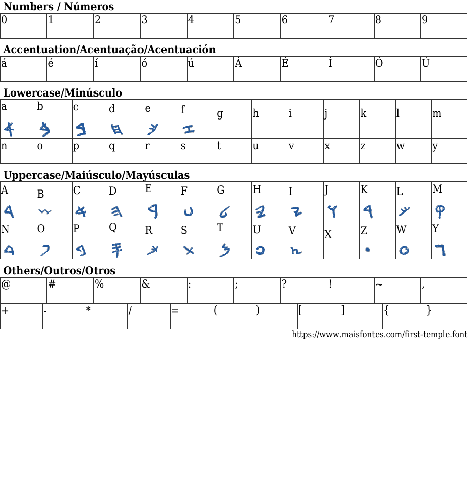 FIRST TEMPLE: Baixar Fonte Grátis | MaisFontes