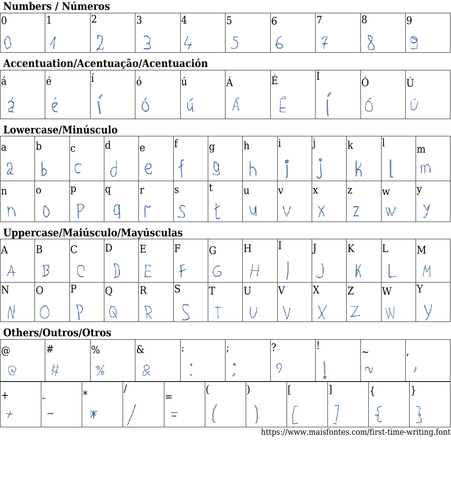 First Time Writing: Baixar Fonte Grátis | MaisFontes