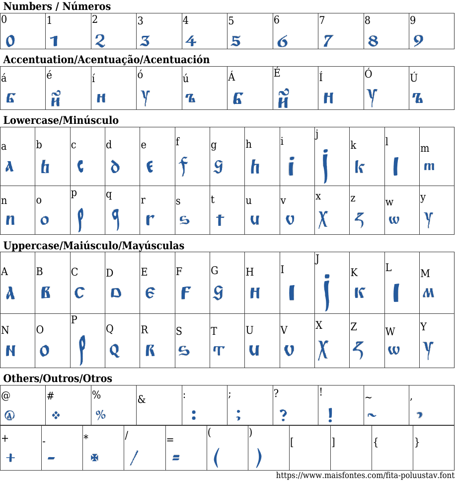 Fita Poluustav: Free Font Download | MaisFontes