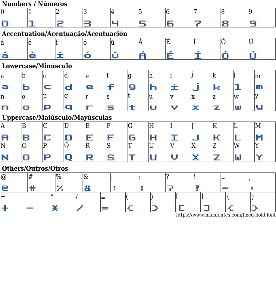 Fixed bold: Baixar Fonte Grátis | MaisFontes