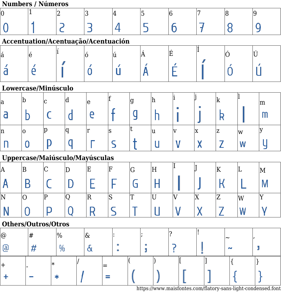 Flatory Sans Condensed Light: Free Font Download | MaisFontes