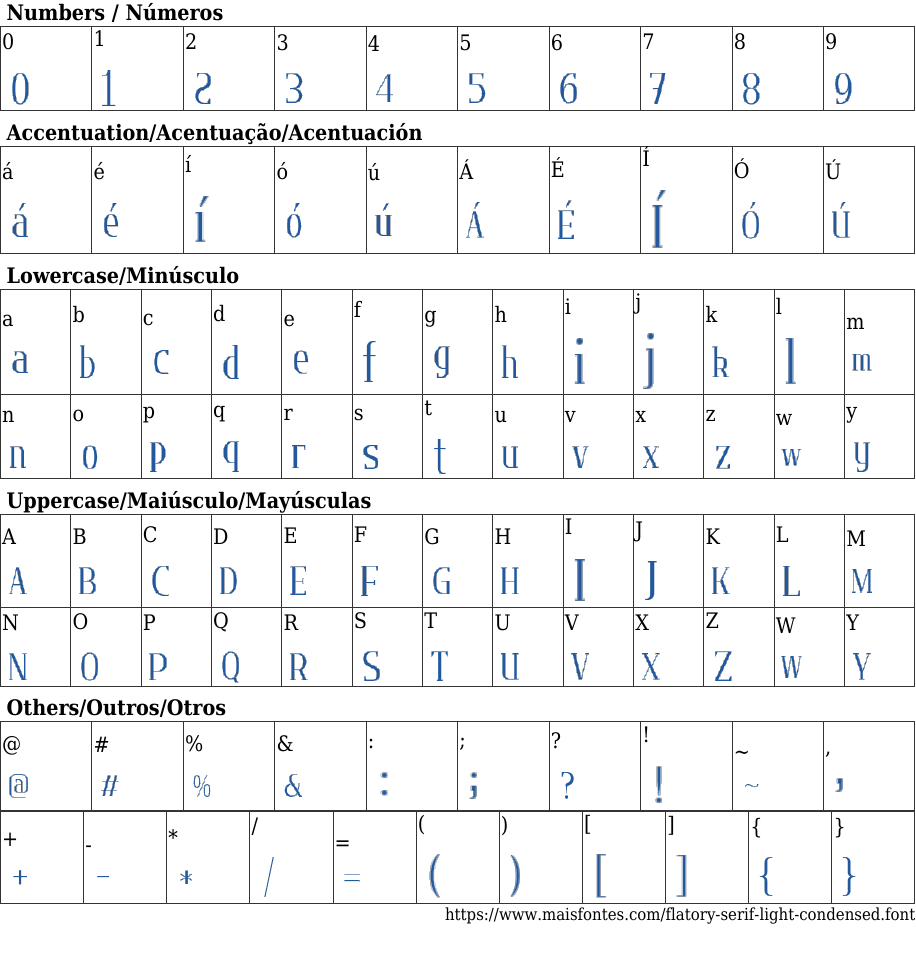 Flatory Serif Condensed Light: Free Font Download | MaisFontes