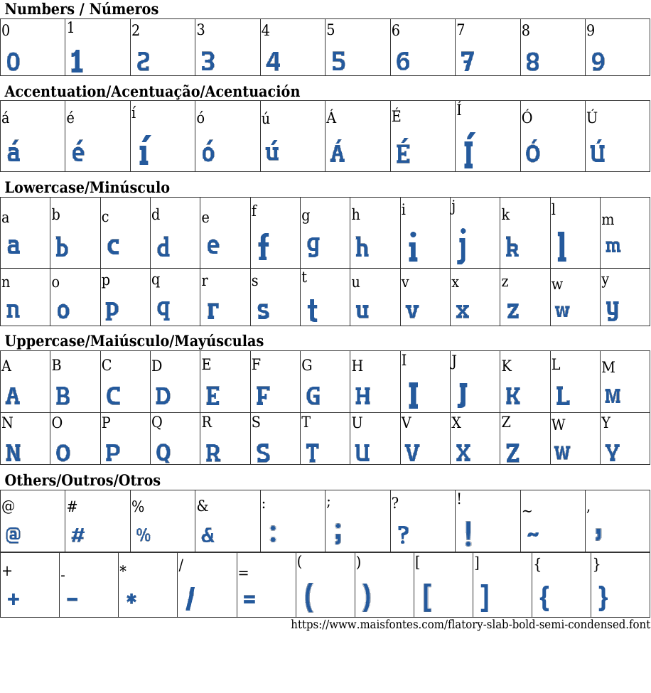 Flatory Slab SemiCondensed Bold: Free Font Download | MaisFontes