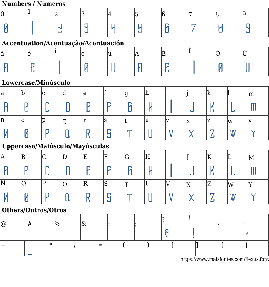 Flexus: Free Font Download | MaisFontes