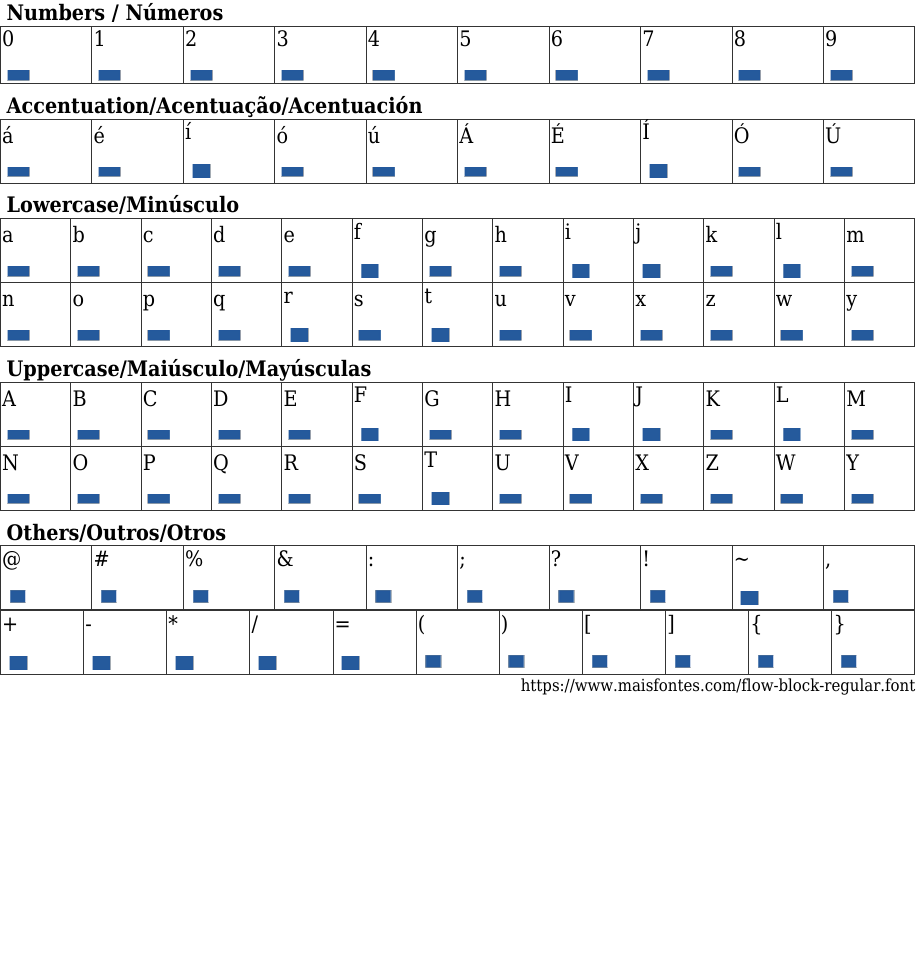 Flow Block Regular: Baixar Fonte Grátis | MaisFontes