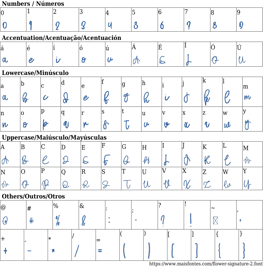 Flower Signature Alternate: Free Font Download | MaisFontes