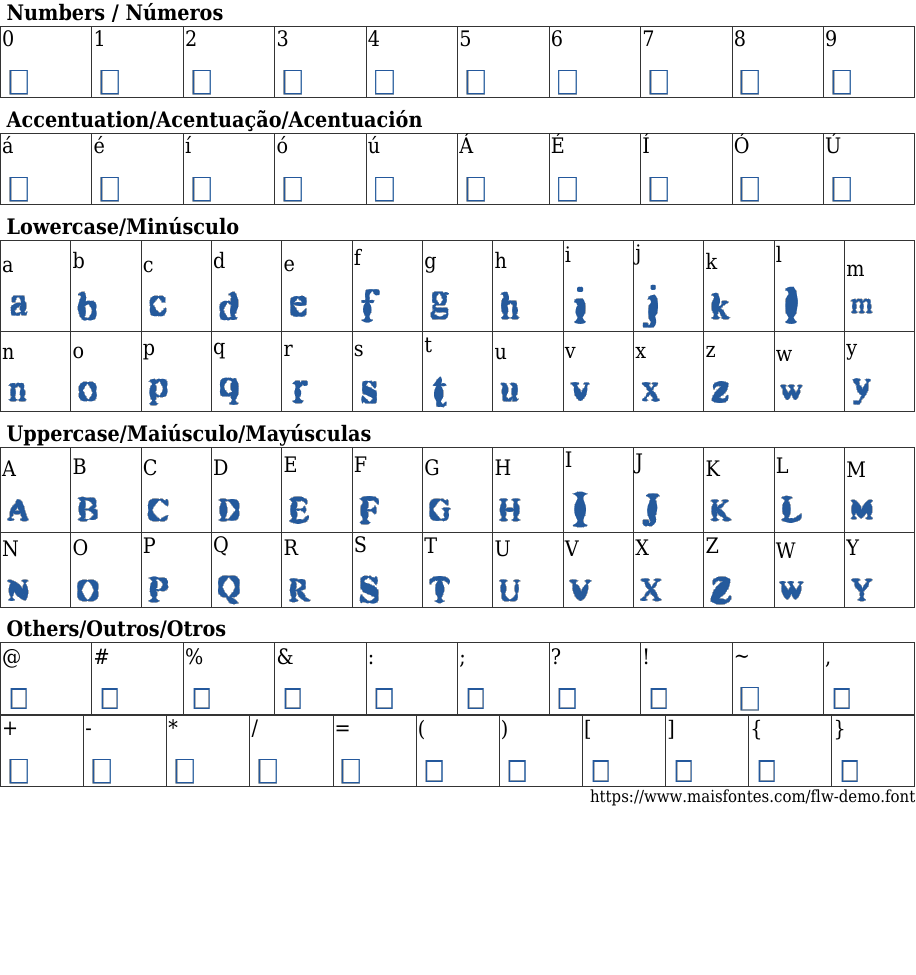 FLW Demo: Baixar Fonte Grátis | MaisFontes