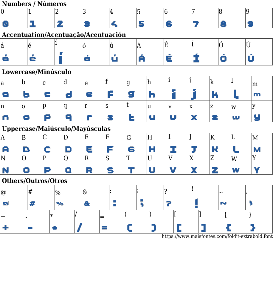 Foldit ExtraBold: Baixar Fonte Grátis | MaisFontes