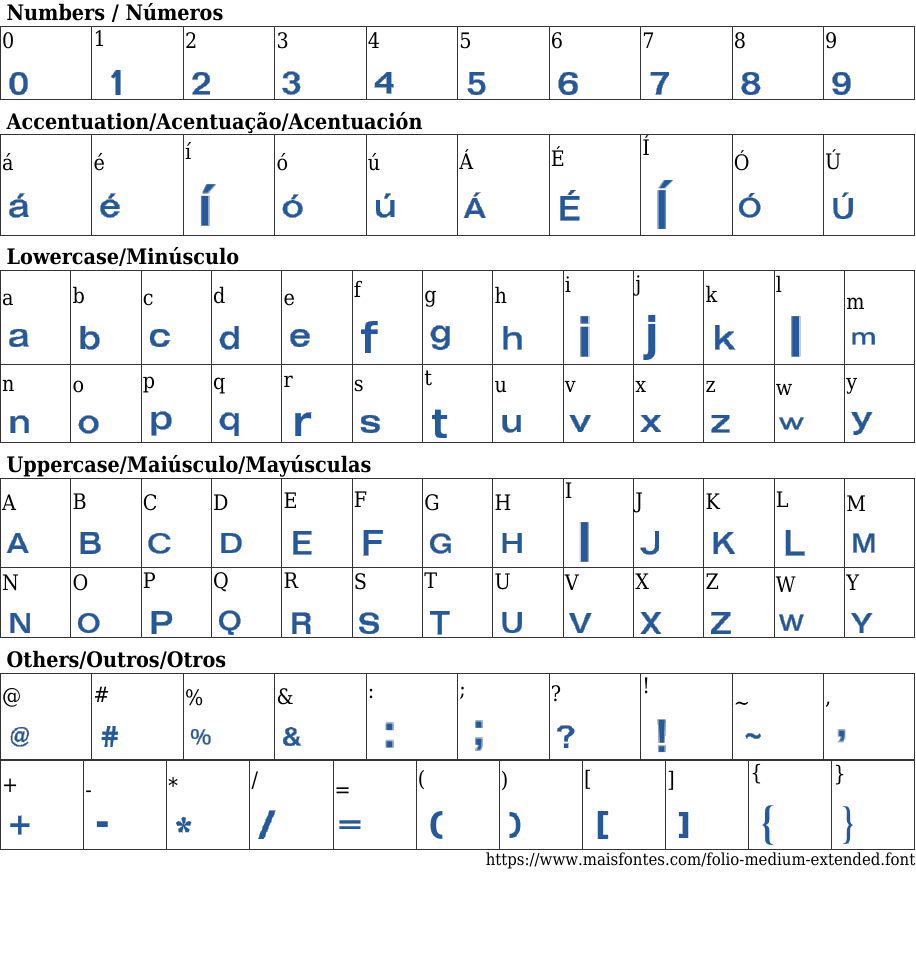 Folio Medium Extended: Free Font Download | MaisFontes