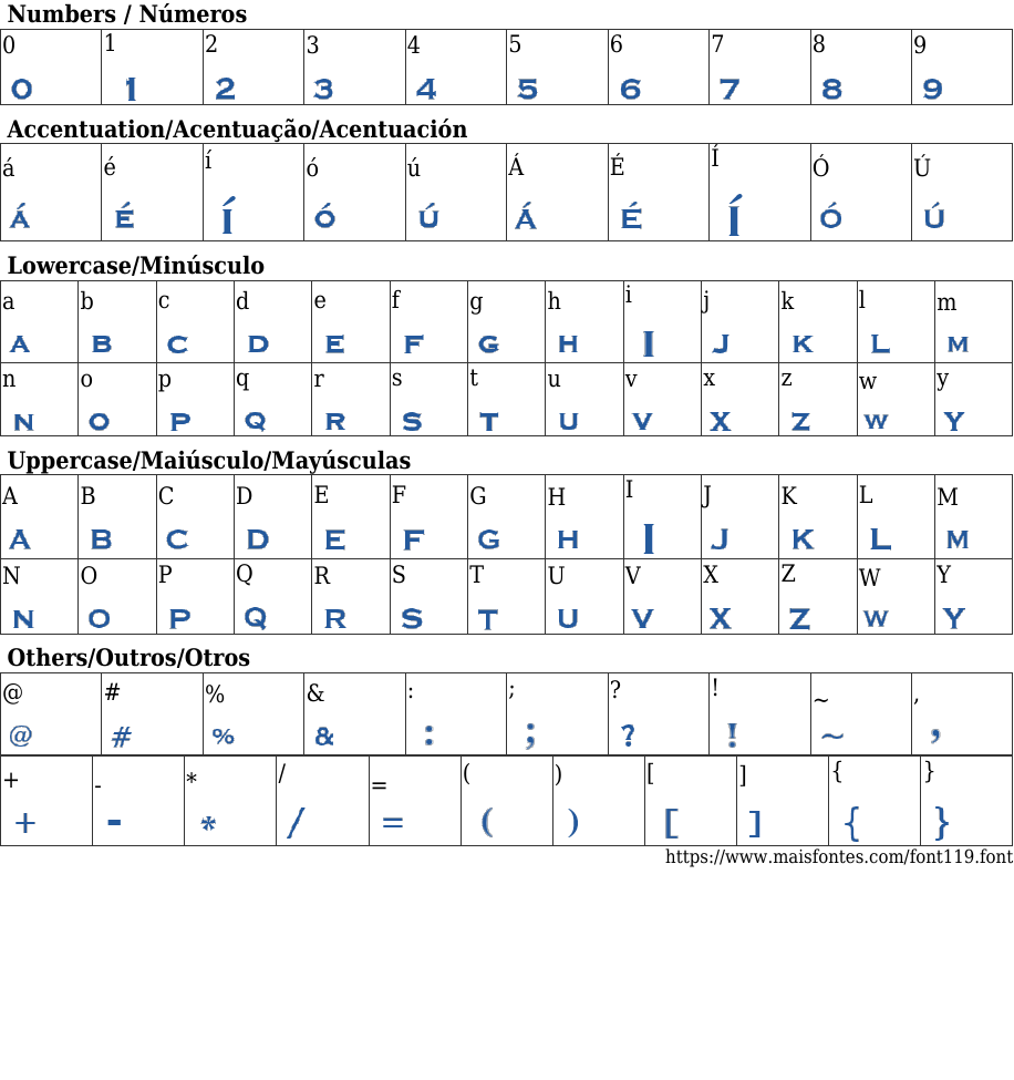 Font 119: Free Font Download | MaisFontes