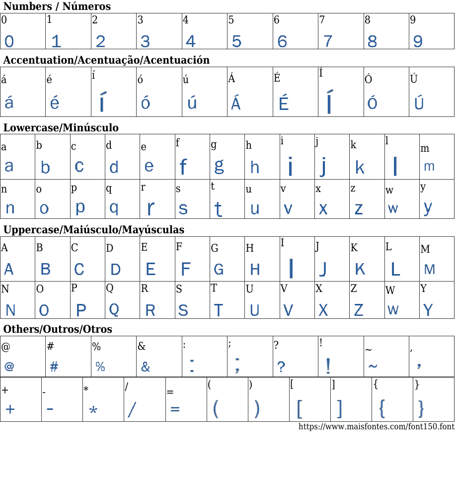 Font 150: Free Font Download | MaisFontes