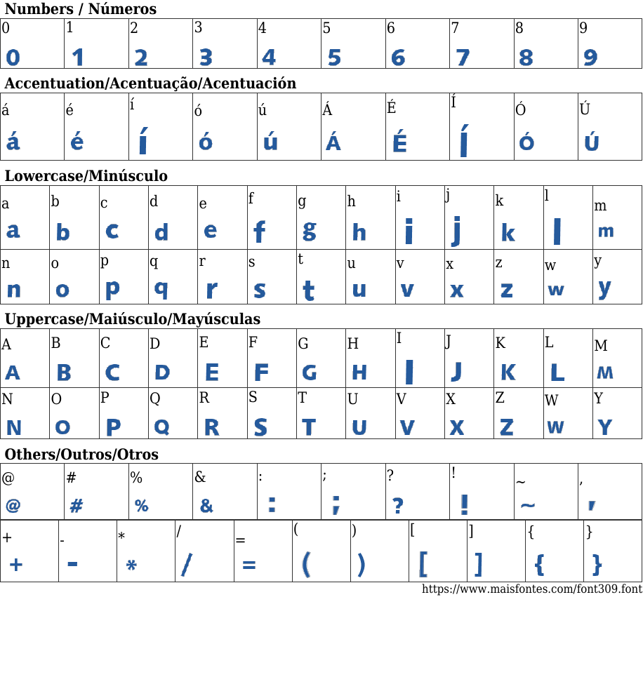 Font 309: Free Font Download | MaisFontes