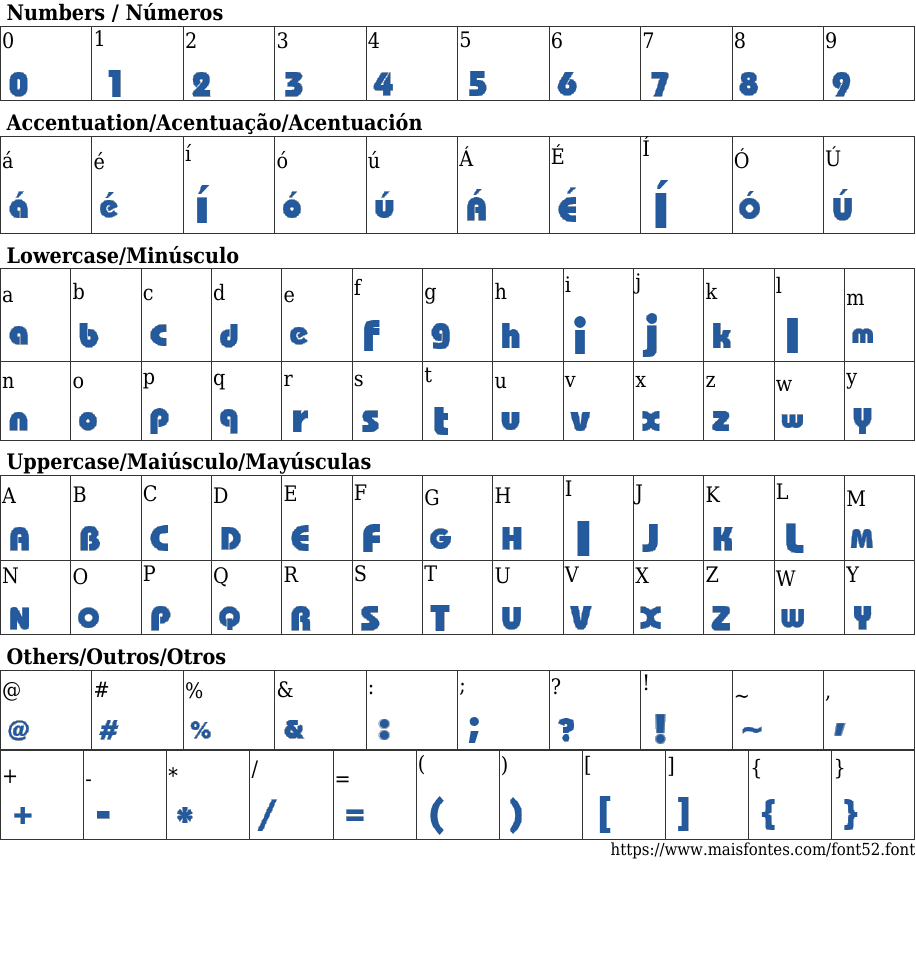 Font 52 Font: Free Download | MaisFontes