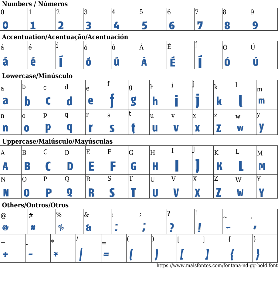 Fontana ND Gg Bold: Free Font Download | MaisFontes