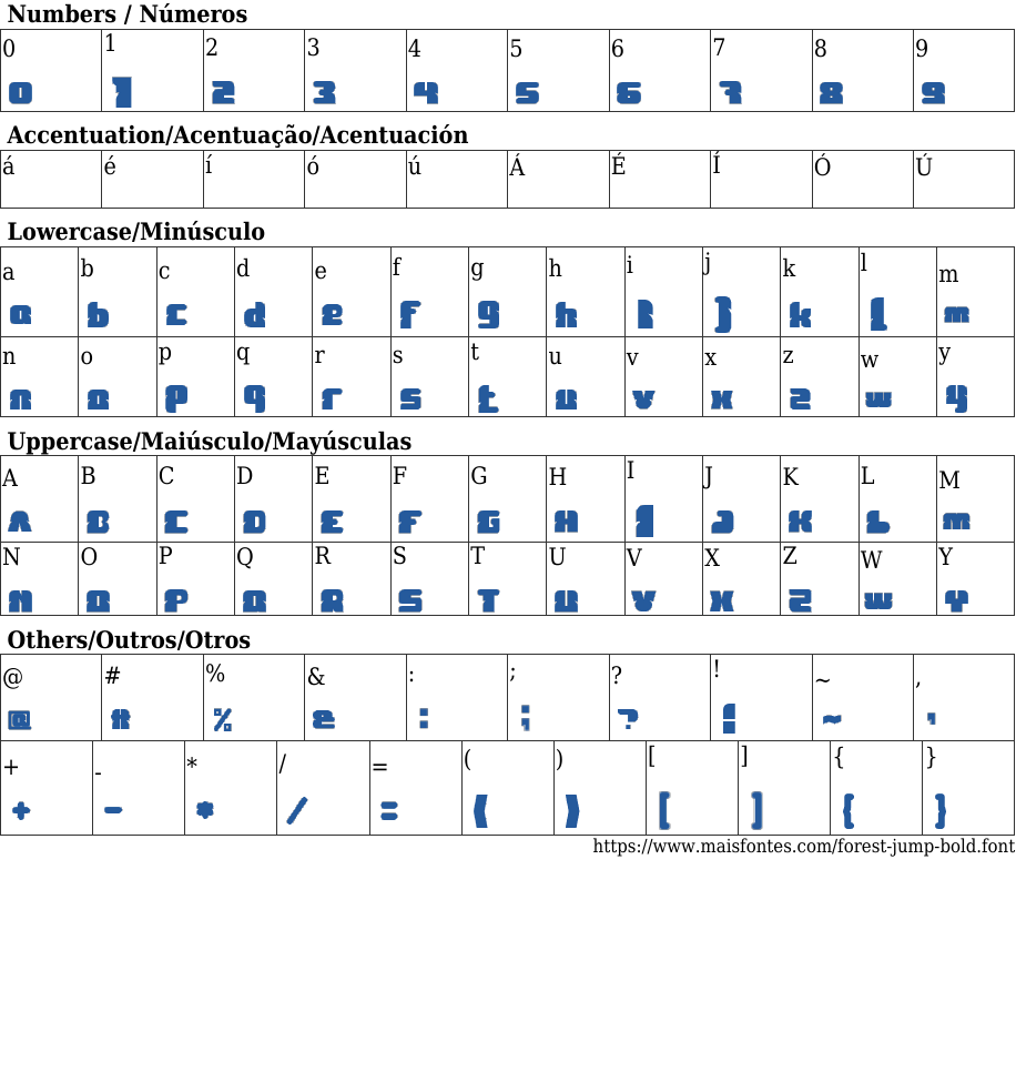 FOREST JUMP Bold Font: Free Download | MaisFontes