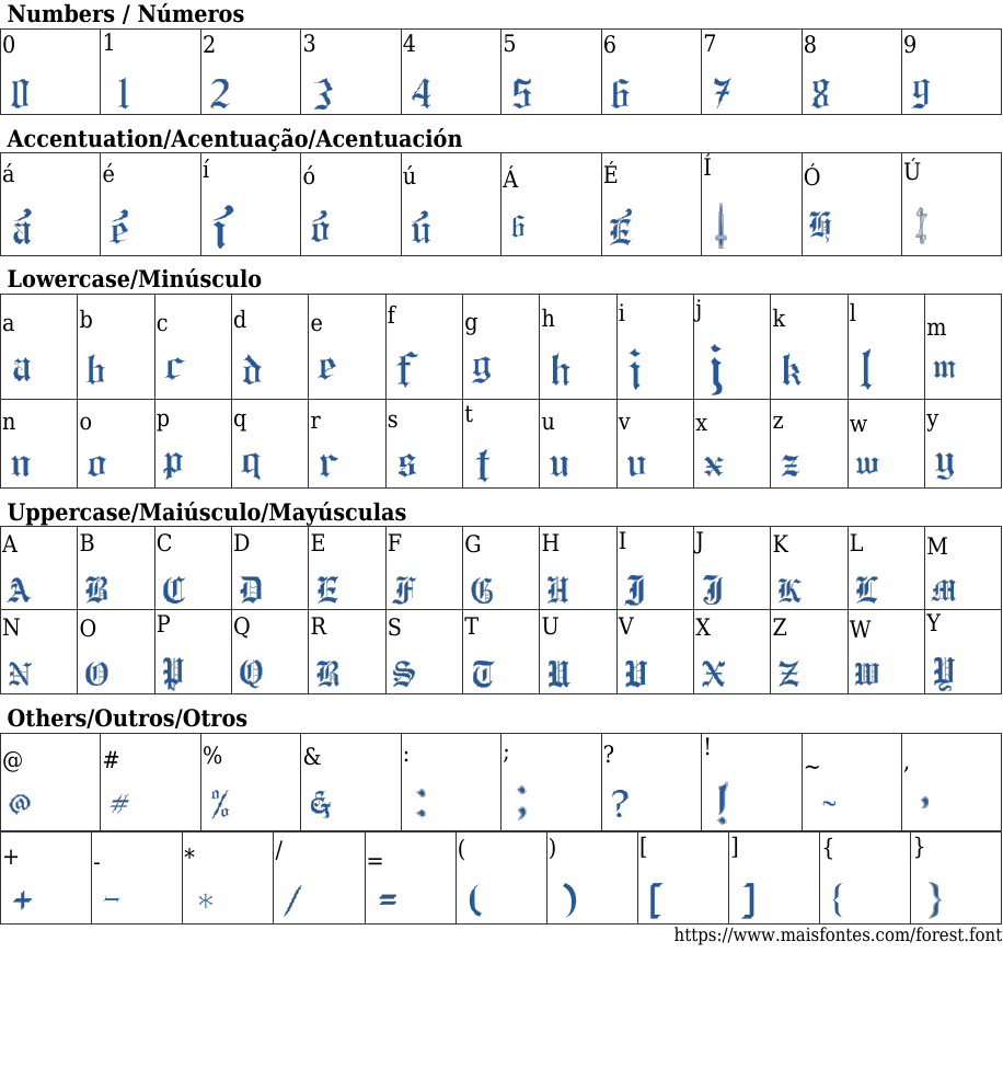 Forest: Free Font Download | MaisFontes