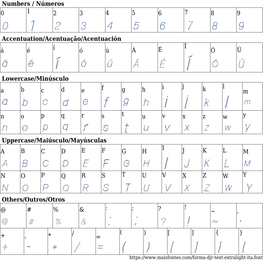 Forma Text ExtraLight Italic: Free Font Download | MaisFontes