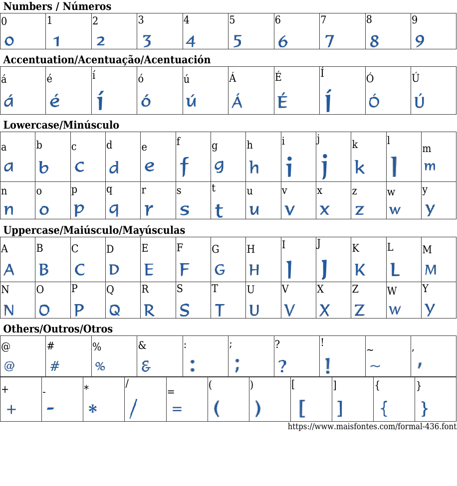 Formal 436: Download Free Font | MaisFontes