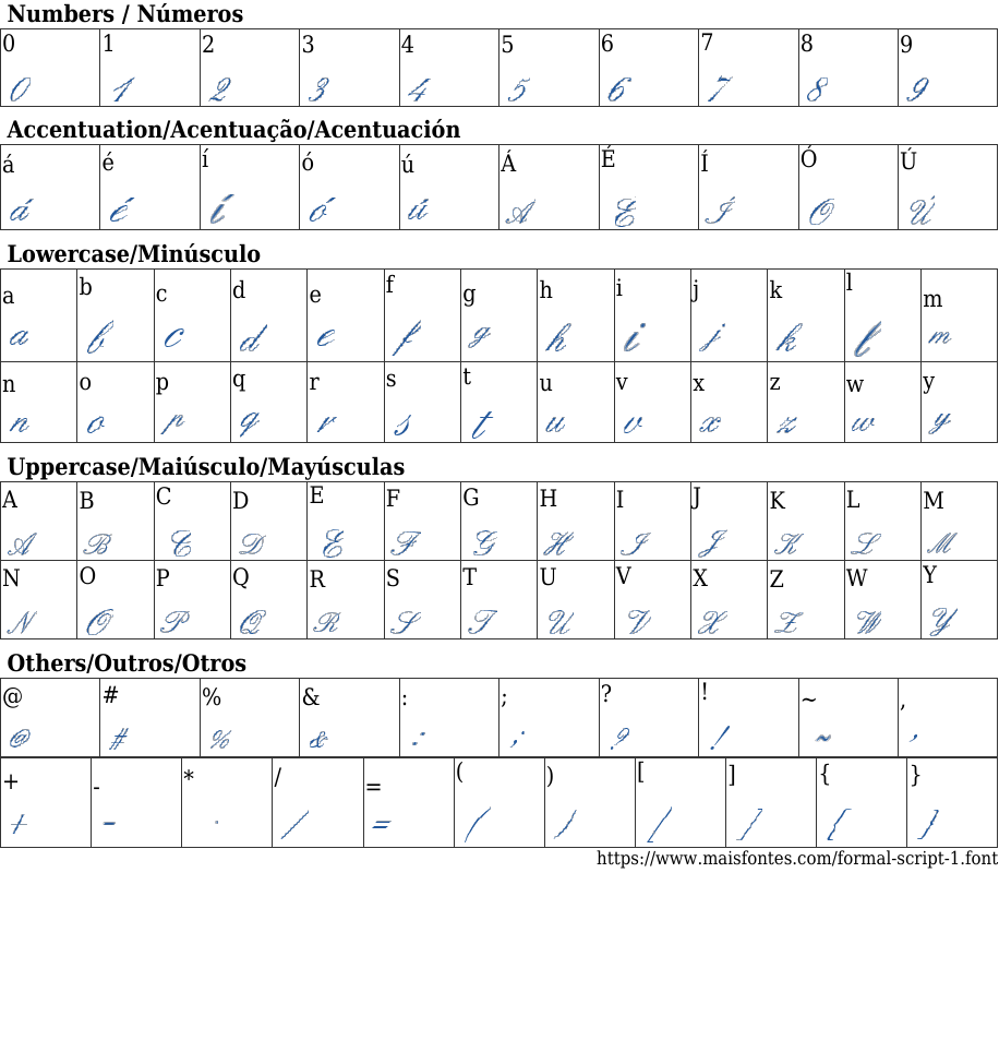 Formal Script: Free Font Download | MaisFontes