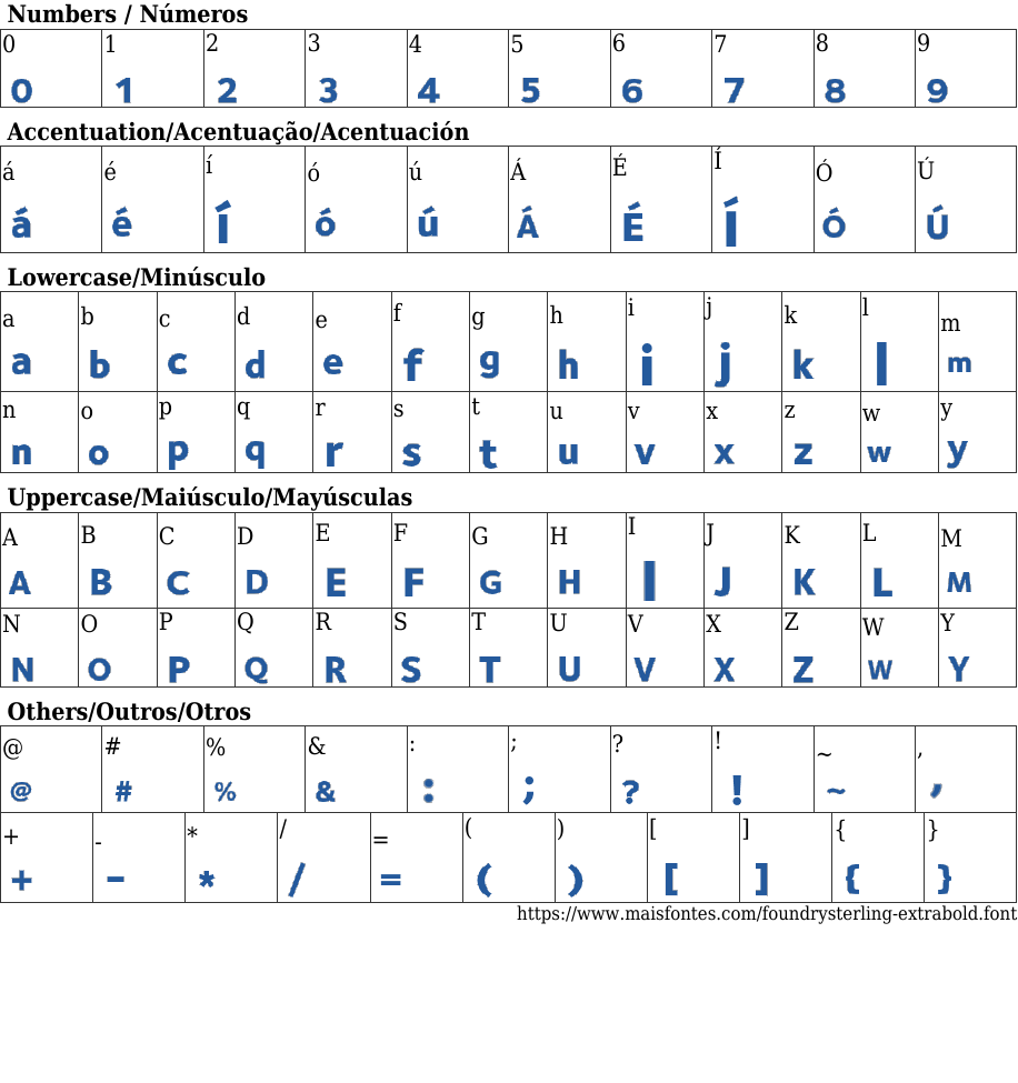 Foundry Sterling ExtraBold: Free Font Download | MaisFontes
