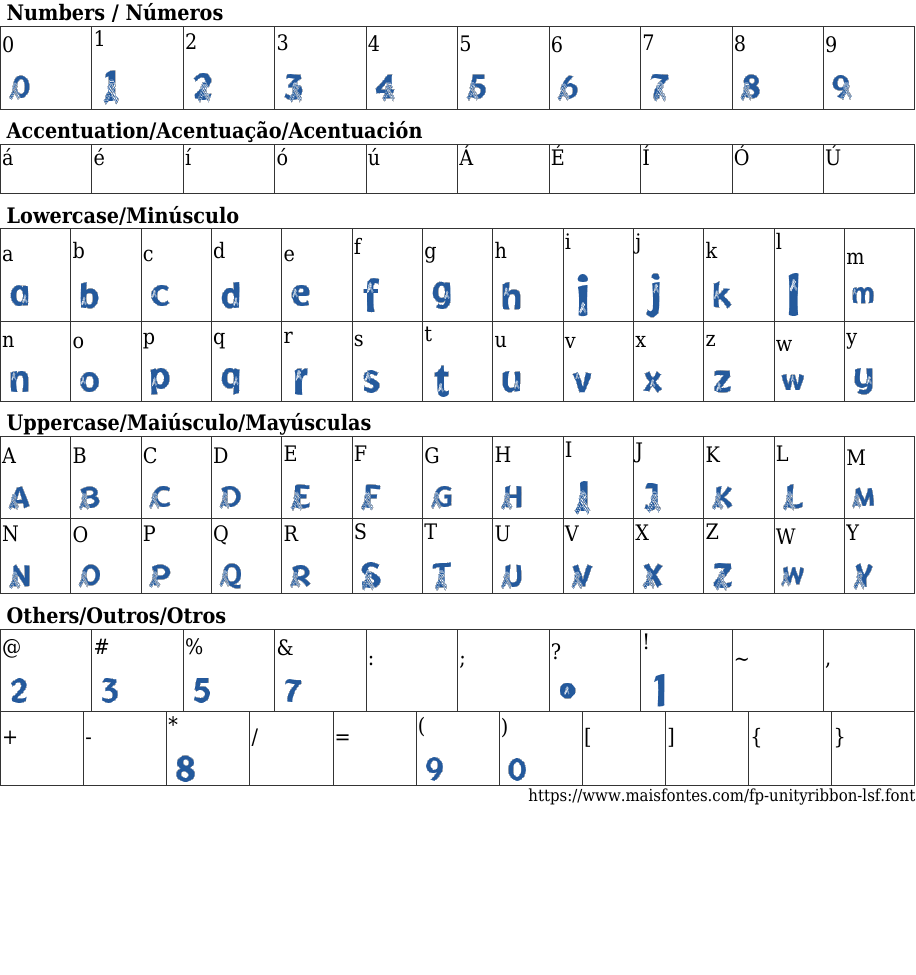 FP UnityRibbon LSF: Free Font Download | MaisFontes