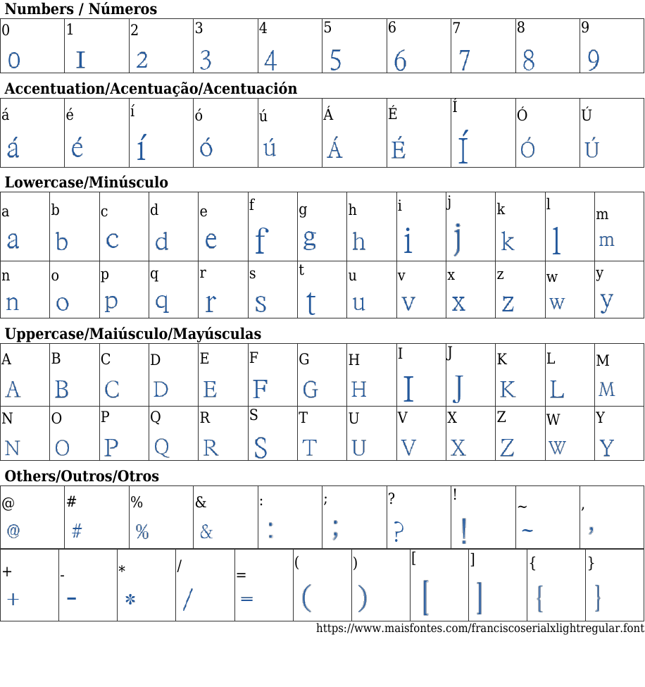 Francisco Serial Xlight: Free Font Download | MaisFontes