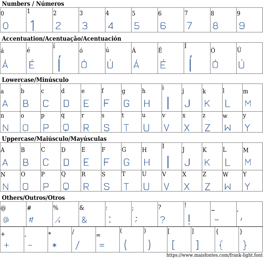 Frank Light: Free Font Download | MaisFontes