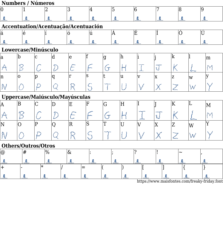 Freaky Friday: Free Font Download | MaisFontes