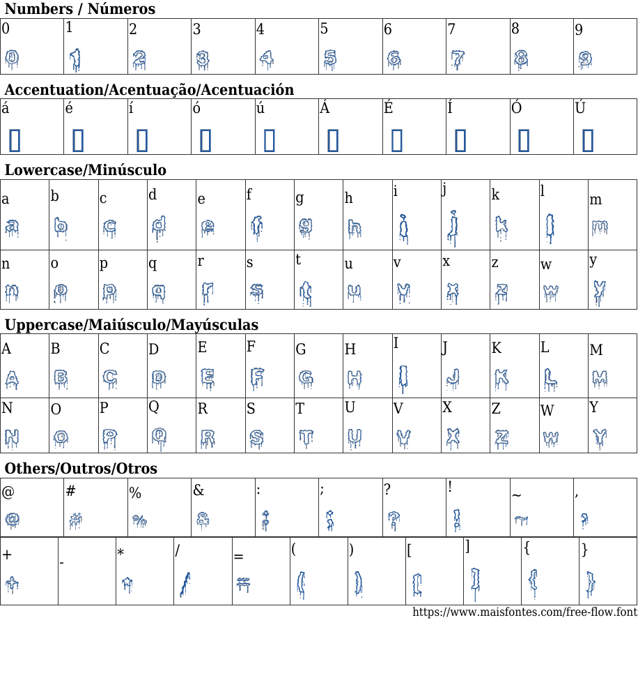 Free Flow: Free Font Download | MaisFontes