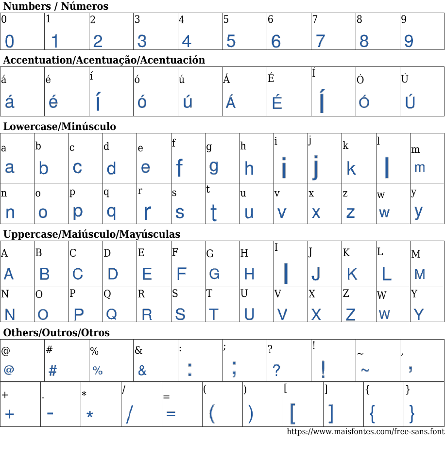 Free Sans Font: Free Download | MaisFontes